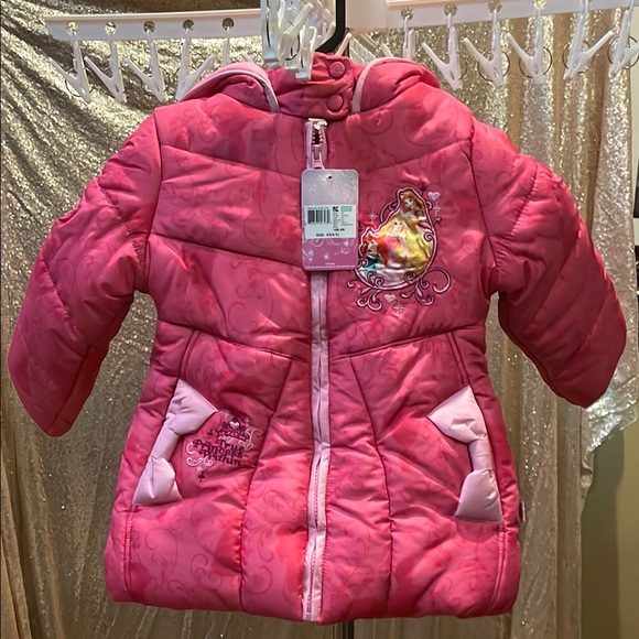 Disney | Jackets & Coats | Disney Pink Princess Puffer Coat Nwt | Poshmark